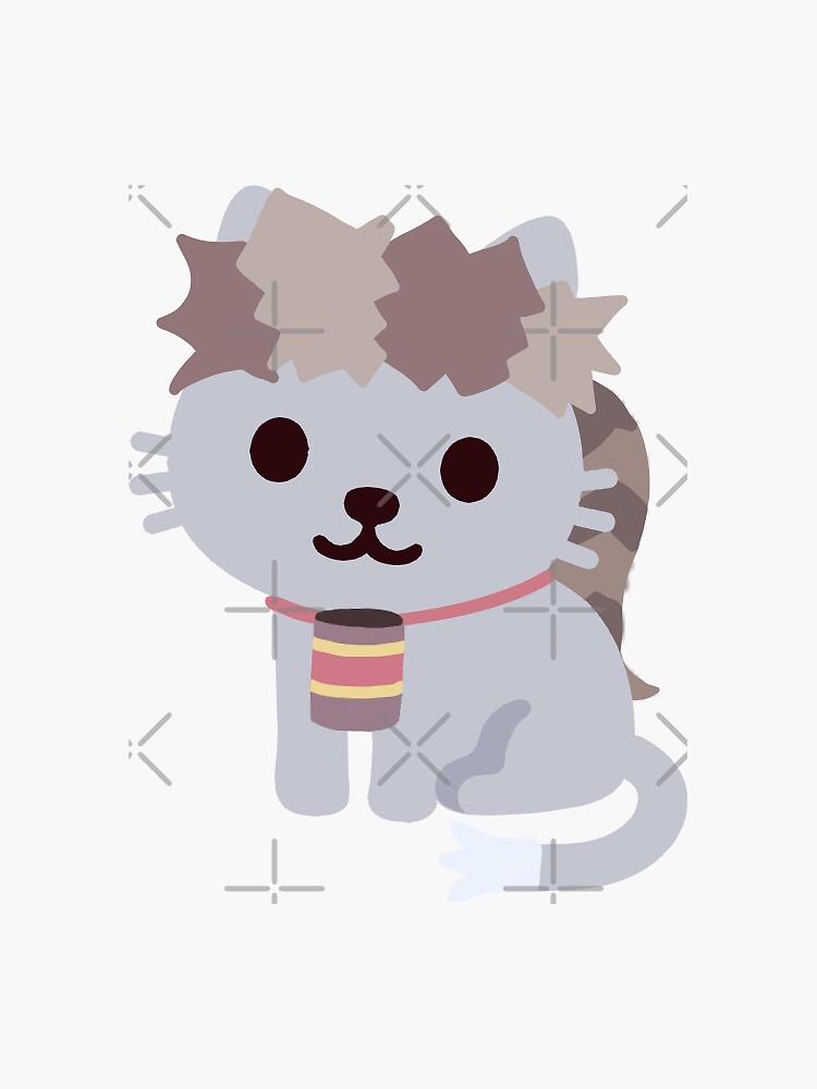 "Gun Cat Emoji" Sticker for Sale by Lala-LazyDaisy | Redbubble