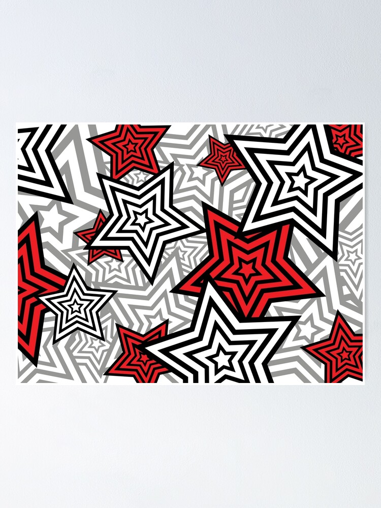 "Persona 5 Star Background" Poster for Sale by Mantakoi | Redbubble