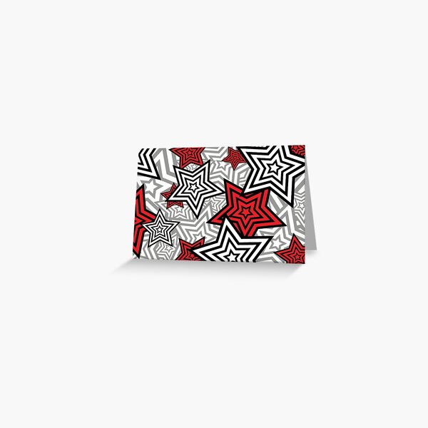 "Persona 5 Star Background" Greeting Card by Mantakoi | Redbubble