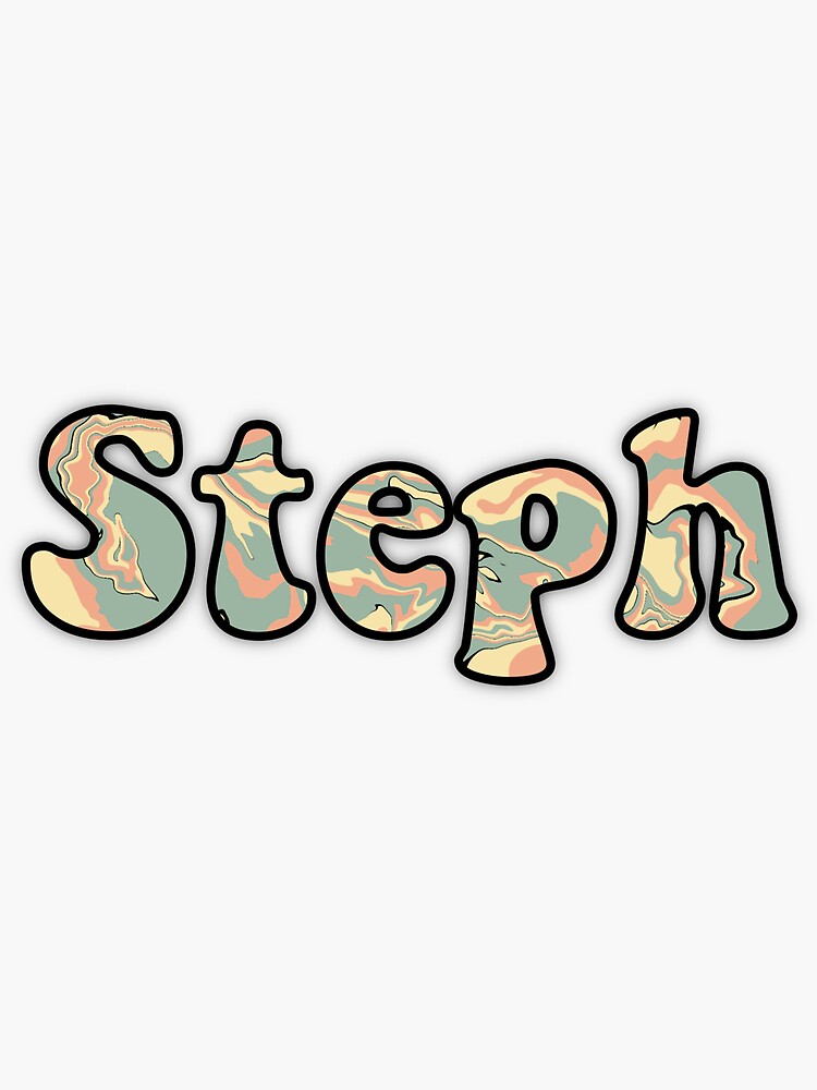 "Steph" Sticker for Sale by Rocha10 | Redbubble