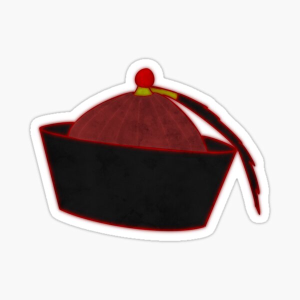 "Jiangshi Hat" Sticker for Sale by Rebellion-10 | Redbubble