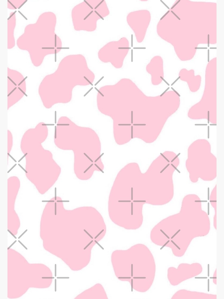 Pegatina «estampado de vaca rosa» de sqftv | Redbubble