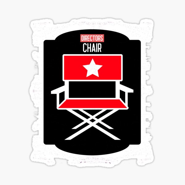 Directors Chair Stickers | Redbubble