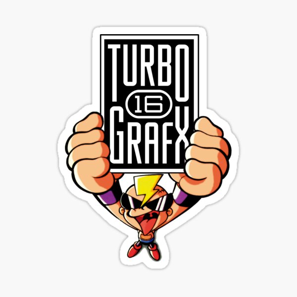 "Air Zonk Turbo Grafx 16 02" Sticker for Sale by RubenCRM | Redbubble