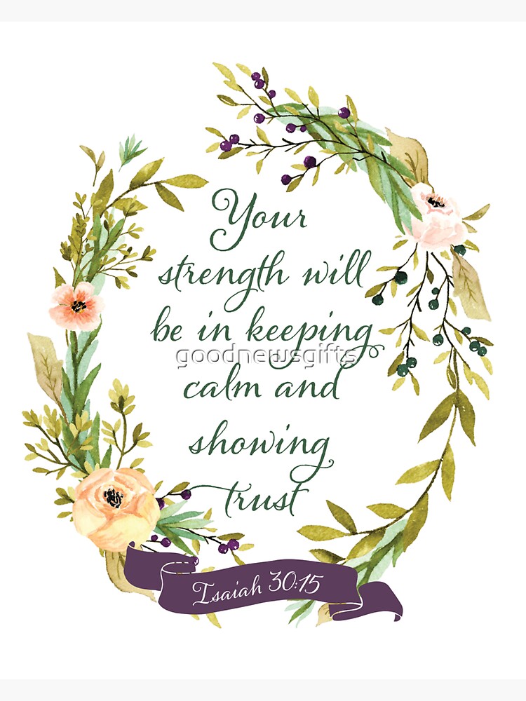 "Keeping Calm and Showing Trust" Sticker for Sale by goodnewsgifts ...