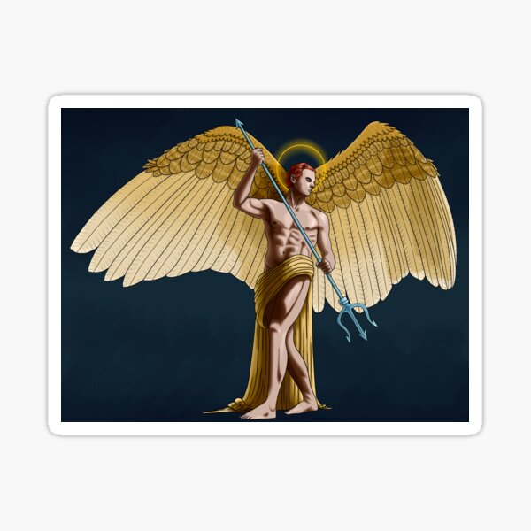 "Lucifer taking his crown" Sticker by atcfsut | Redbubble