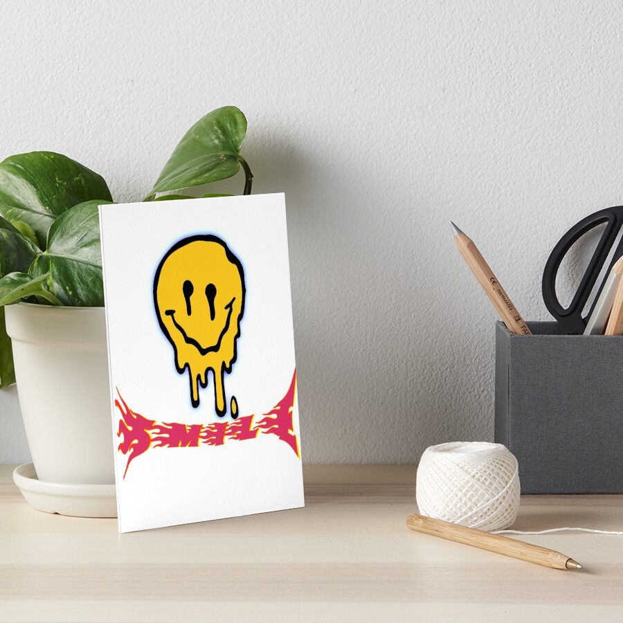 "smile" Art Board Print by morpheuzz | Redbubble