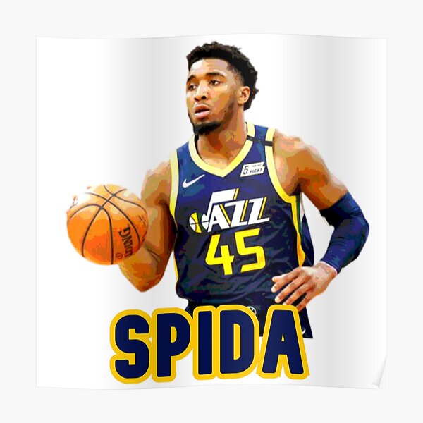 Donovan Mitchell Spida Utah Nba Basketball Posters | Redbubble