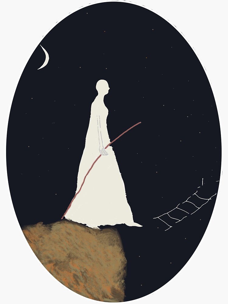 "Crossing the Threshold" Sticker by apotheosis-art | Redbubble