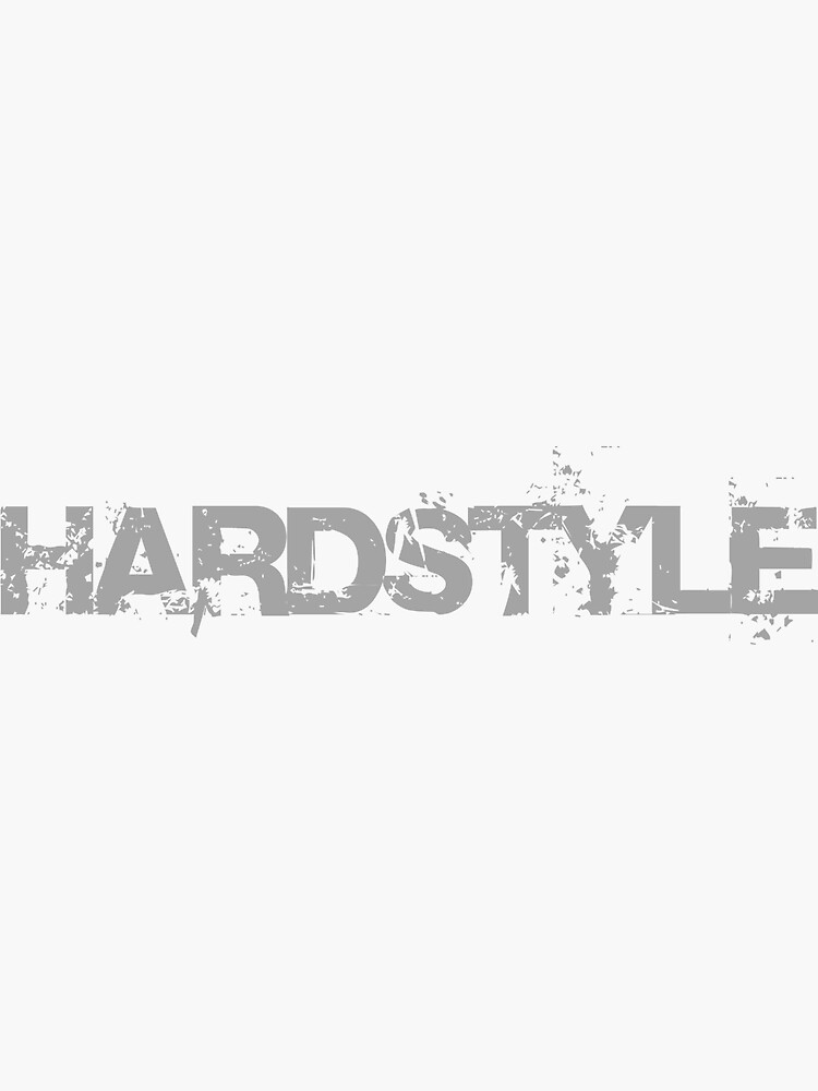 "Hardstyle Logo" Sticker by RickyRiso | Redbubble