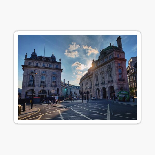 "Piccadilly Circus, London" Sticker for Sale by ScalaAdAstra | Redbubble