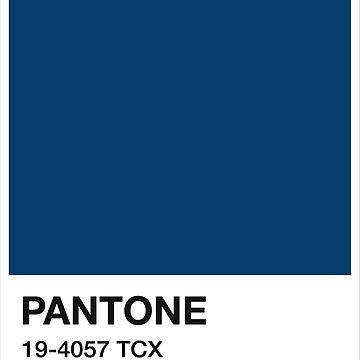 "Pantone True Blue" Poster for Sale by piastrelli | Redbubble
