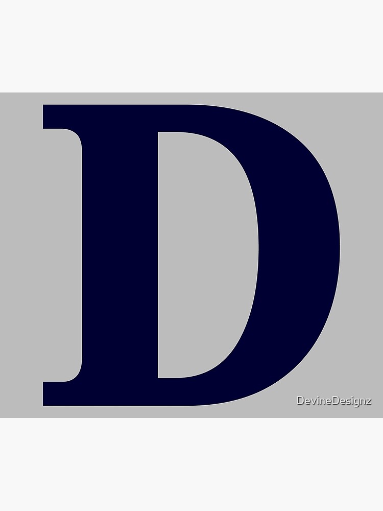 "Navy Blue Color Letter D" Photographic Print by DevineDesignz | Redbubble