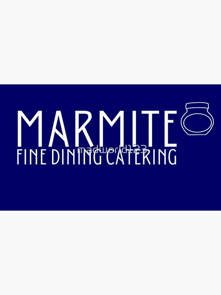 "commission for marmite fine dining catering merchandise " Sticker for ...