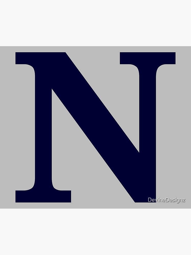 Póster «Letra de color azul marino N» de DevineDesignz | Redbubble