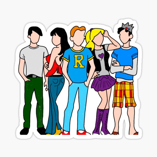 "Archie Silhouette" Sticker by stickermaker576 | Redbubble