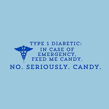 "In Case of Emergency Candy T1D" Sticker for Sale by JesSaying | Redbubble