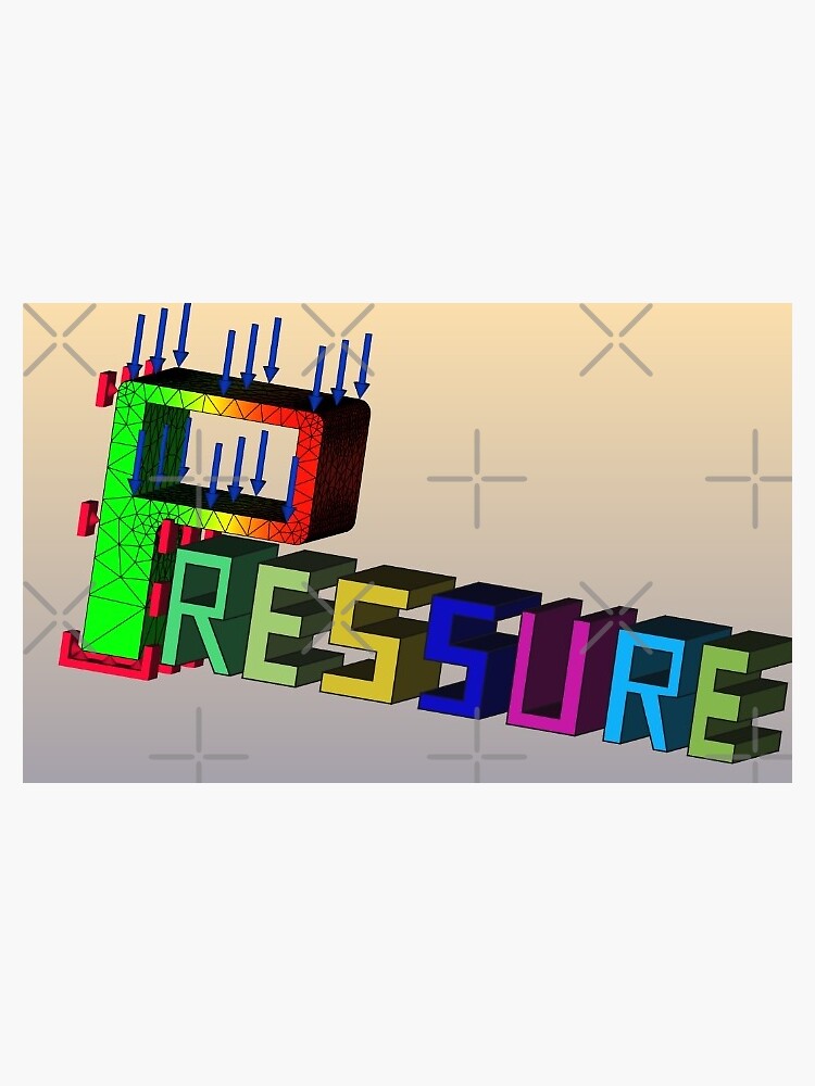 "Under Pressure" Sticker for Sale by MEBELL89 | Redbubble