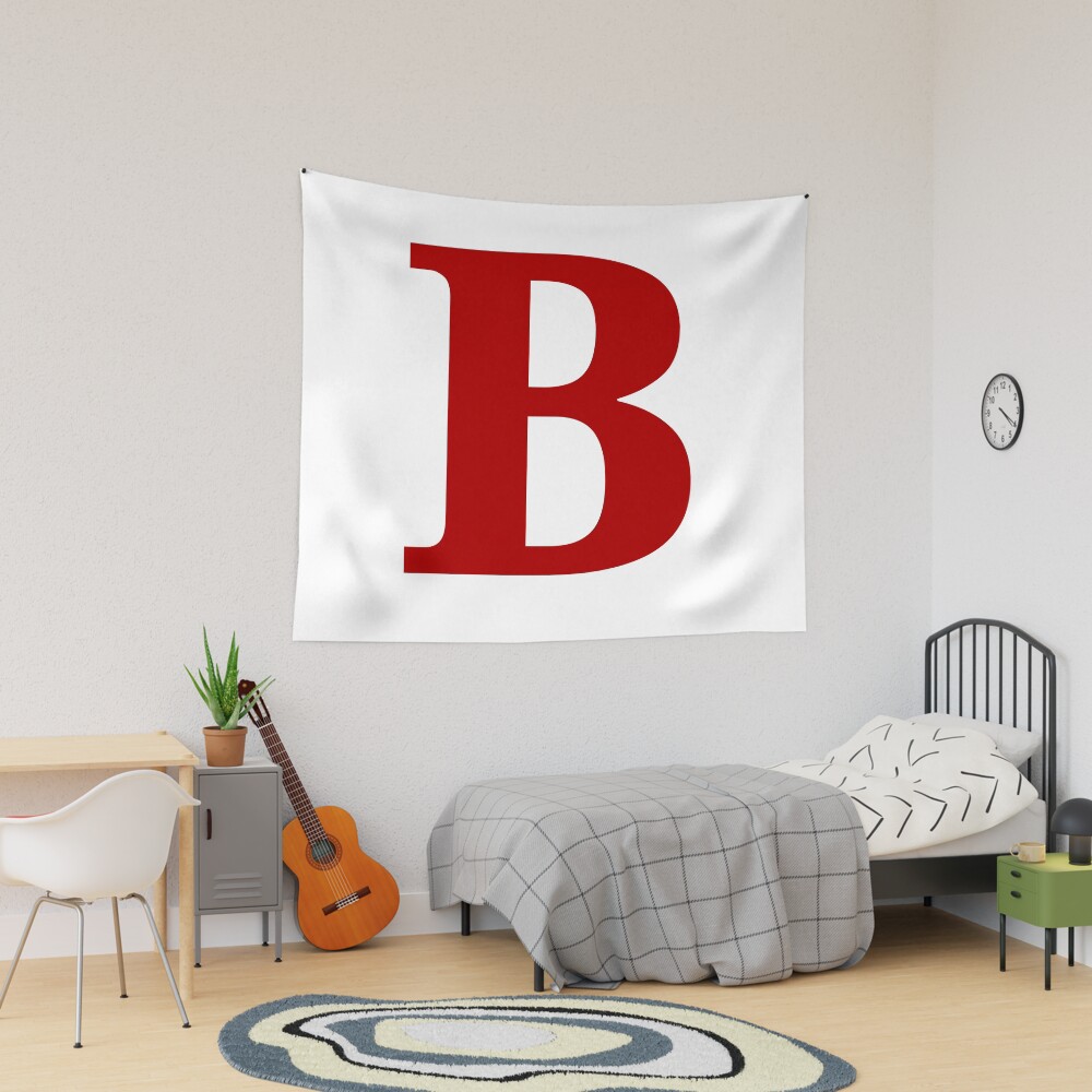 "Red Color Letter B" Photographic Print for Sale by DevineDesignz ...