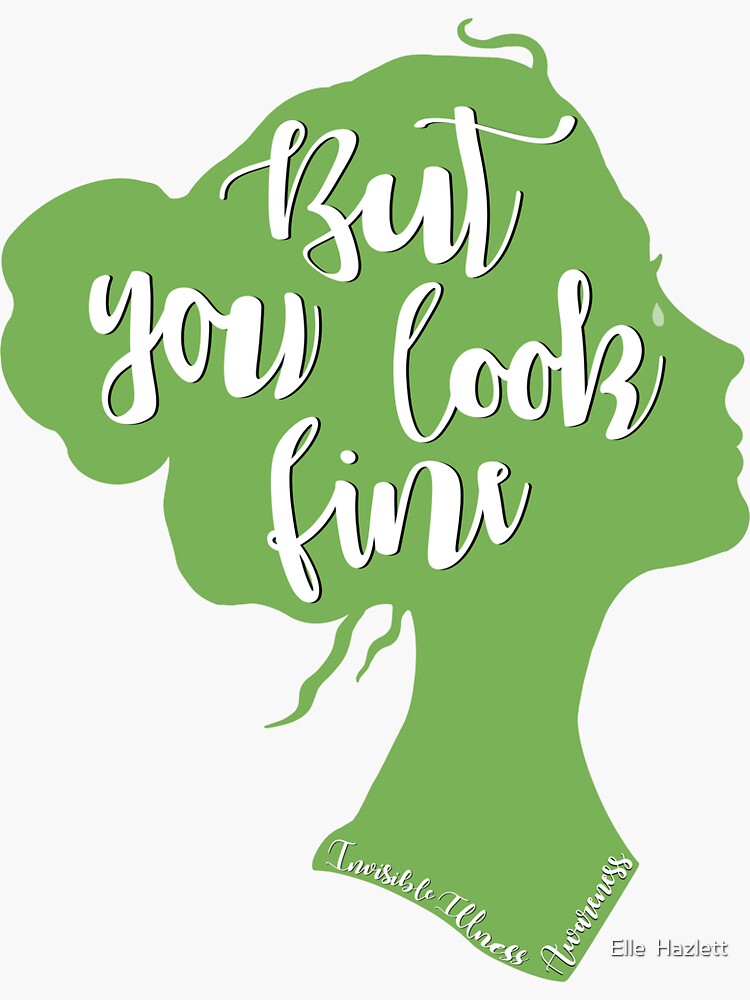 "But You Look Fine Woman Silhouette Green" Sticker for Sale by Elle ...