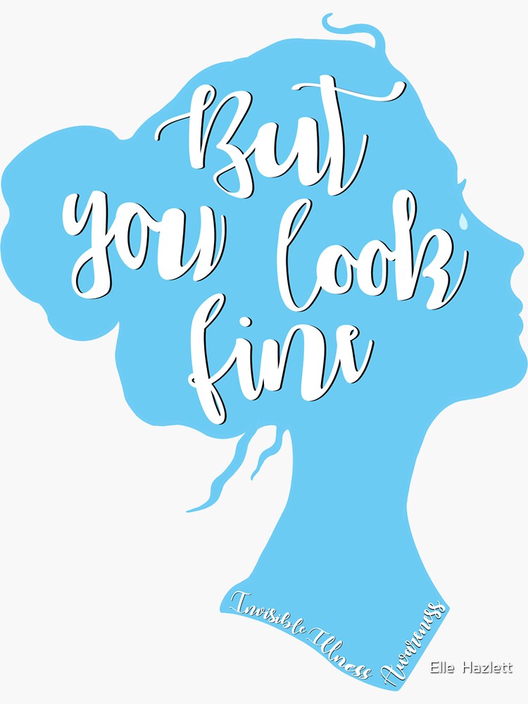 "But You Look Fine Woman Silhouette Blue" Sticker for Sale by ...