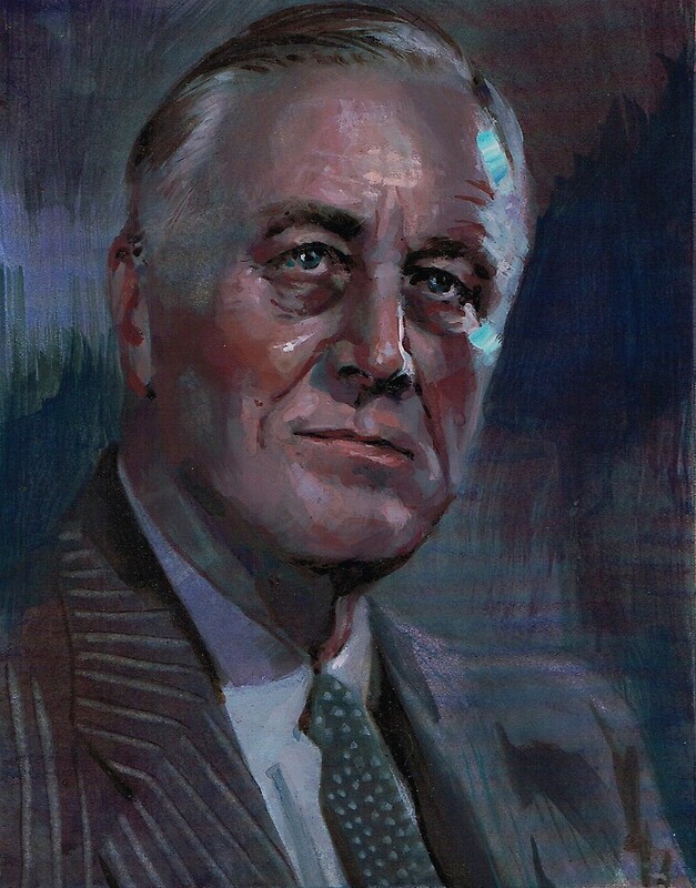 "FDR water color" by Josef Rubinstein | Redbubble