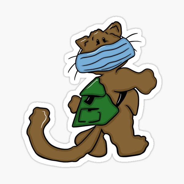"Wildcat Mask" Sticker for Sale by Charcharleyb | Redbubble