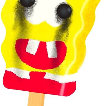 "Melty Spongebob Popsicle " Sticker for Sale by MuhjoDesigns | Redbubble