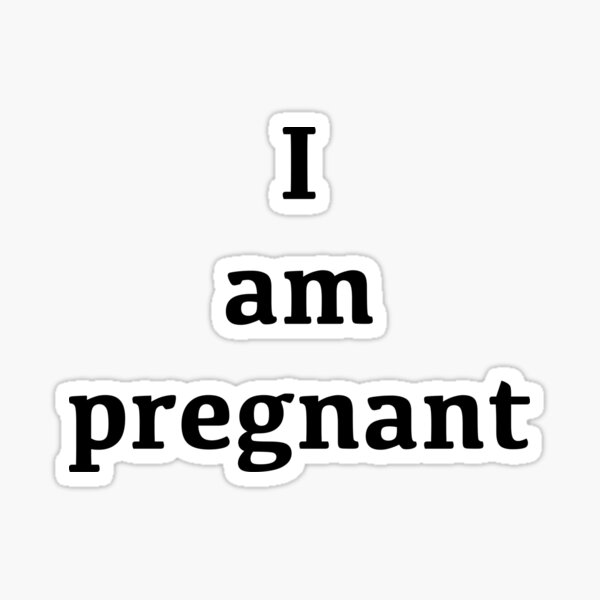 "pregnant" Sticker by TravelTemple | Redbubble