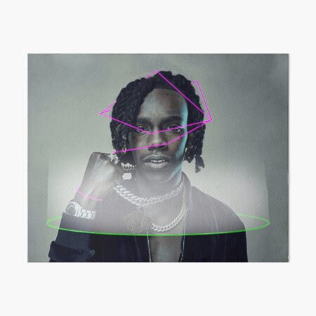 "YNW Melly art" Art Board Print by Dellonyfellony | Redbubble