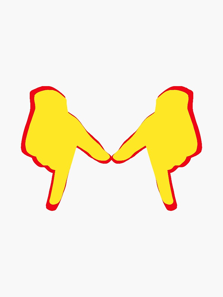 "University of Maryland M Hand Signs" Sticker for Sale by Brookeo770 ...