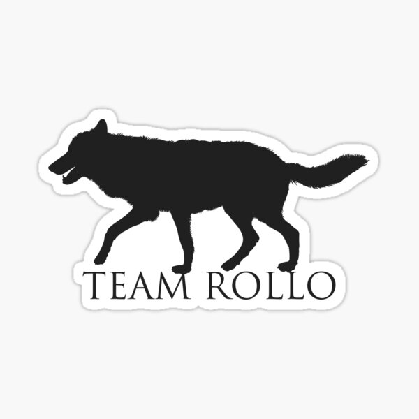 "Team Rollo Wolf" Sticker by sireesanwar | Redbubble