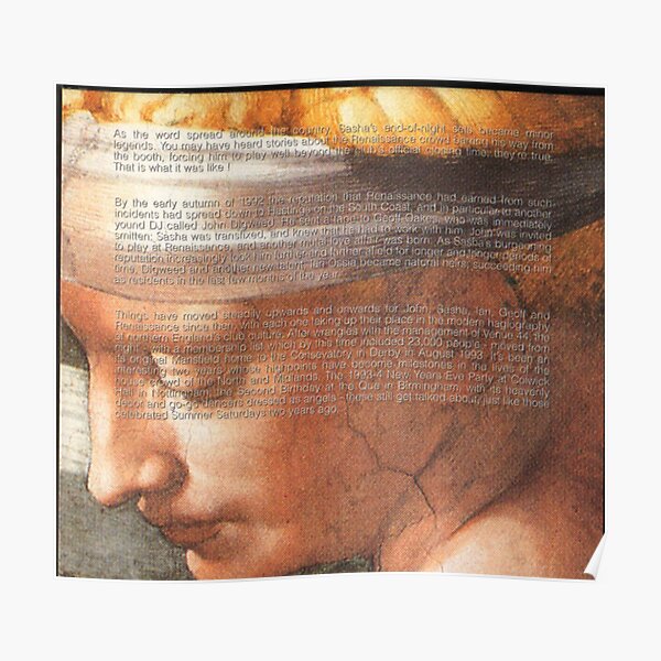 "Renaissance By Sasha and John Digweed Album Art Cover" Poster by ...