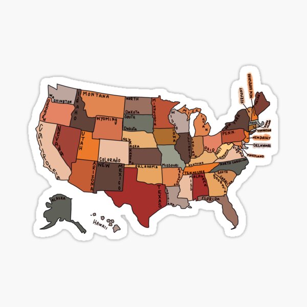 "Map" Sticker for Sale by rdshe096 | Redbubble