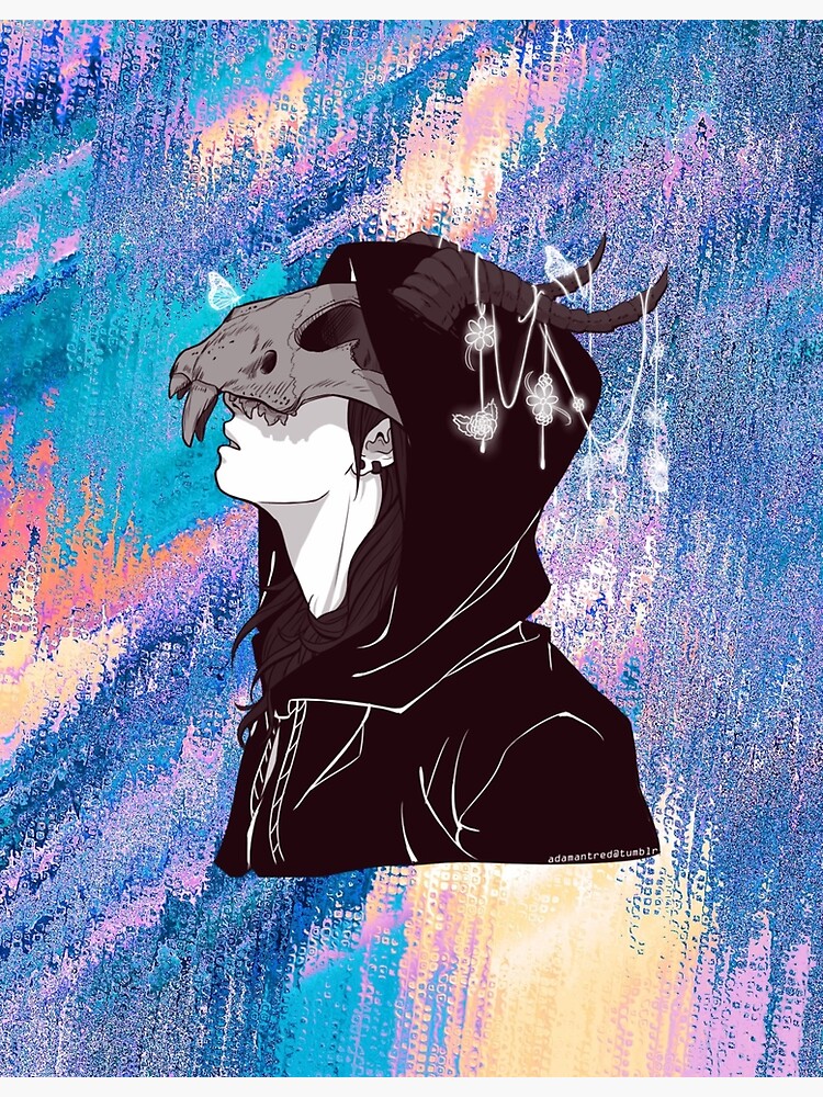 Lámina fotográfica «Personaje de anime con cara de calavera» de ...