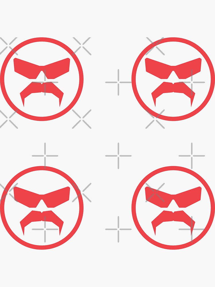 " Dr Disrespect design, red" Sticker by Gaalaxyz | Redbubble
