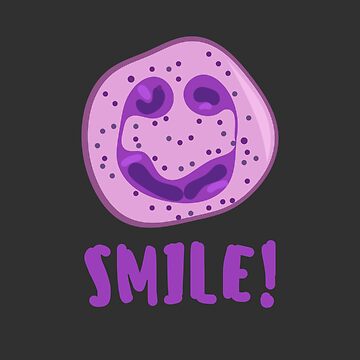 "White Blood Cell Smiling Neutrophil" Sticker for Sale by twicetrader ...