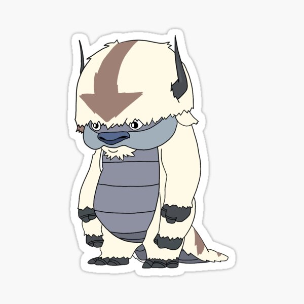 "Standing Appa - Avatar the Last Airbender" Sticker for Sale by ...