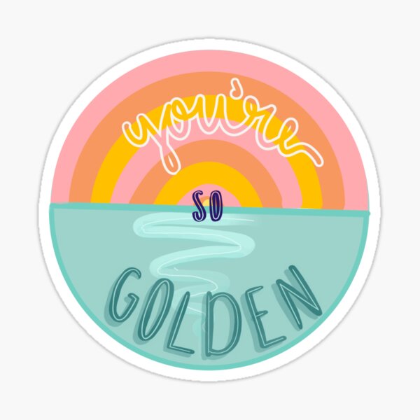 "you’re so golden harry styles sticker" Sticker by leilatea | Redbubble
