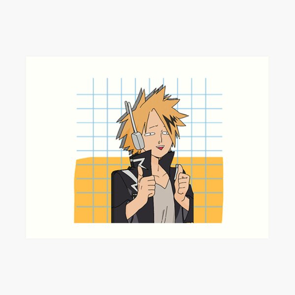 "Stun gun hero denki kaminari v1" Art Print for Sale by niconek03 ...