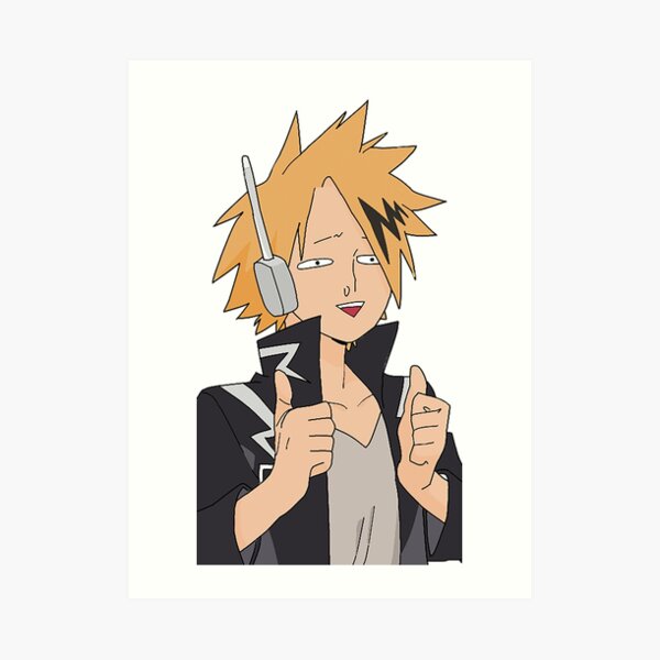 "Stun gun hero denki kaminari v2" Art Print for Sale by niconek03 ...