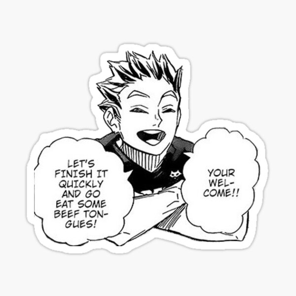 "haikyuu timeskip bokuto " Sticker by itsgalalala | Redbubble