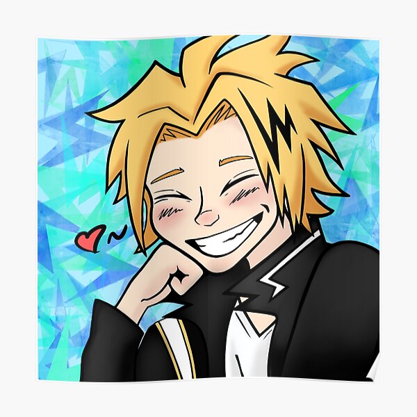 "Kaminari Denki ️" Poster by vexvixen | Redbubble