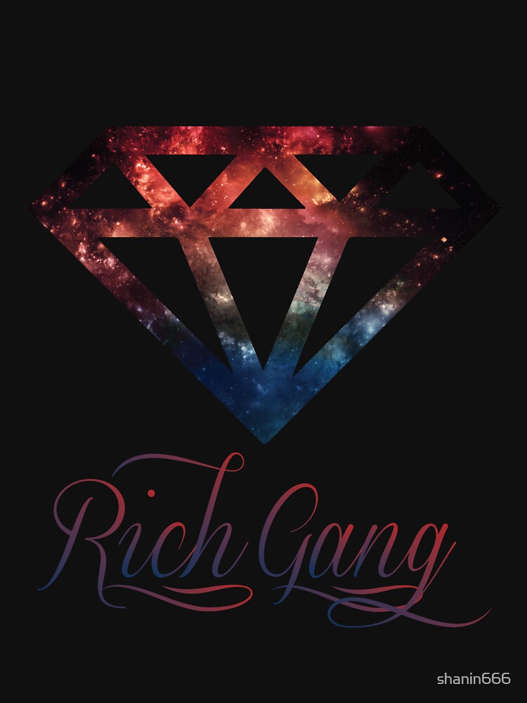 "Rich Gang Diamond Tee" T-shirt by shanin666 | Redbubble | rich gang t ...