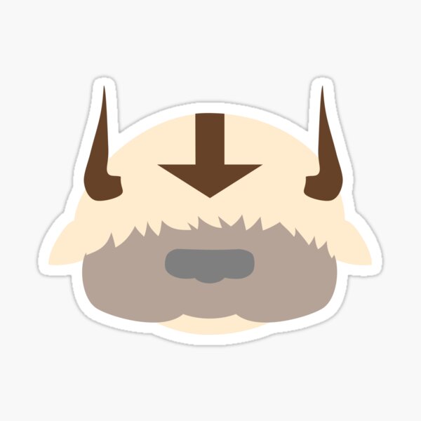 "Appa - Avatar the Last Airbender" Sticker for Sale by shirodoggo ...