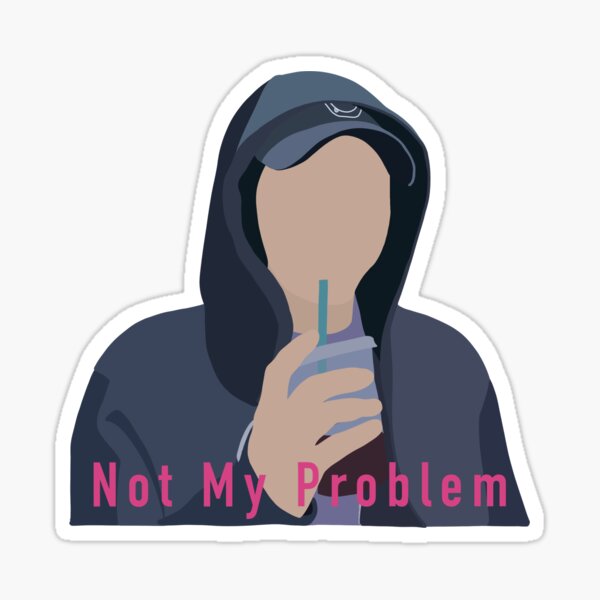 "NCT Johnny "Not My Problem"" Sticker for Sale by mumuswiss | Redbubble