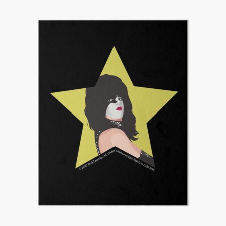 Lámina rígida «KISS - The Starchild - Ilustración de vector de símbolo ...