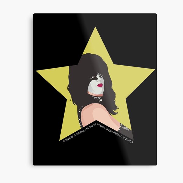 Lámina metálica «KISS - The Starchild - Ilustración de vector de ...