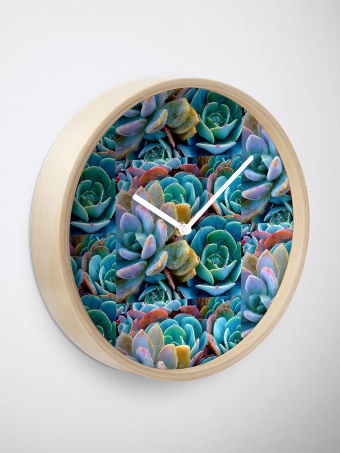 "Cactus!" Clock by rozmcq | Redbubble
