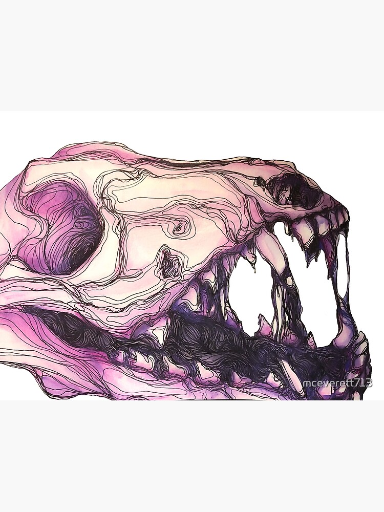 "Cotton Candy Fox Skull" Poster for Sale by mceverett713 | Redbubble